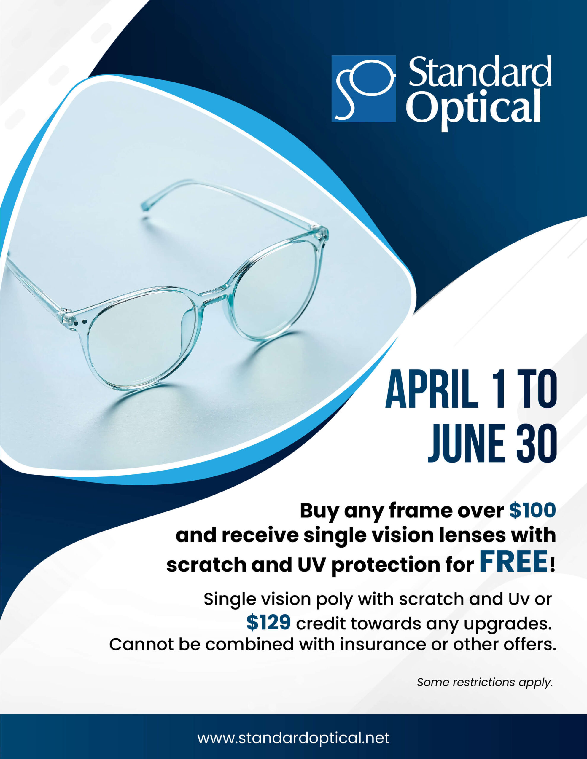 Special Offer | Buy Eyeglasses in Utah | Standard Optical